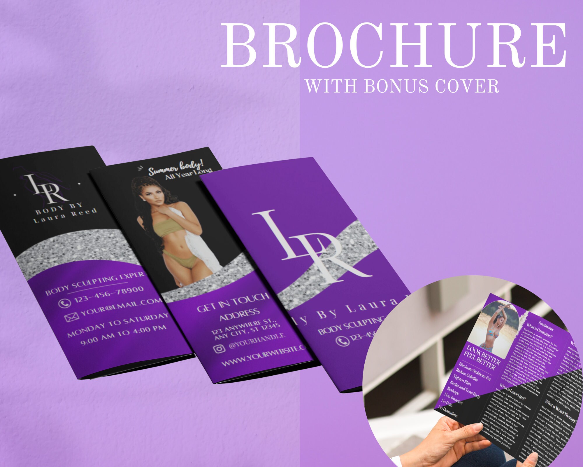 23 Pc Body Contouring Branding Kit Body Contouring Flyers - Etsy