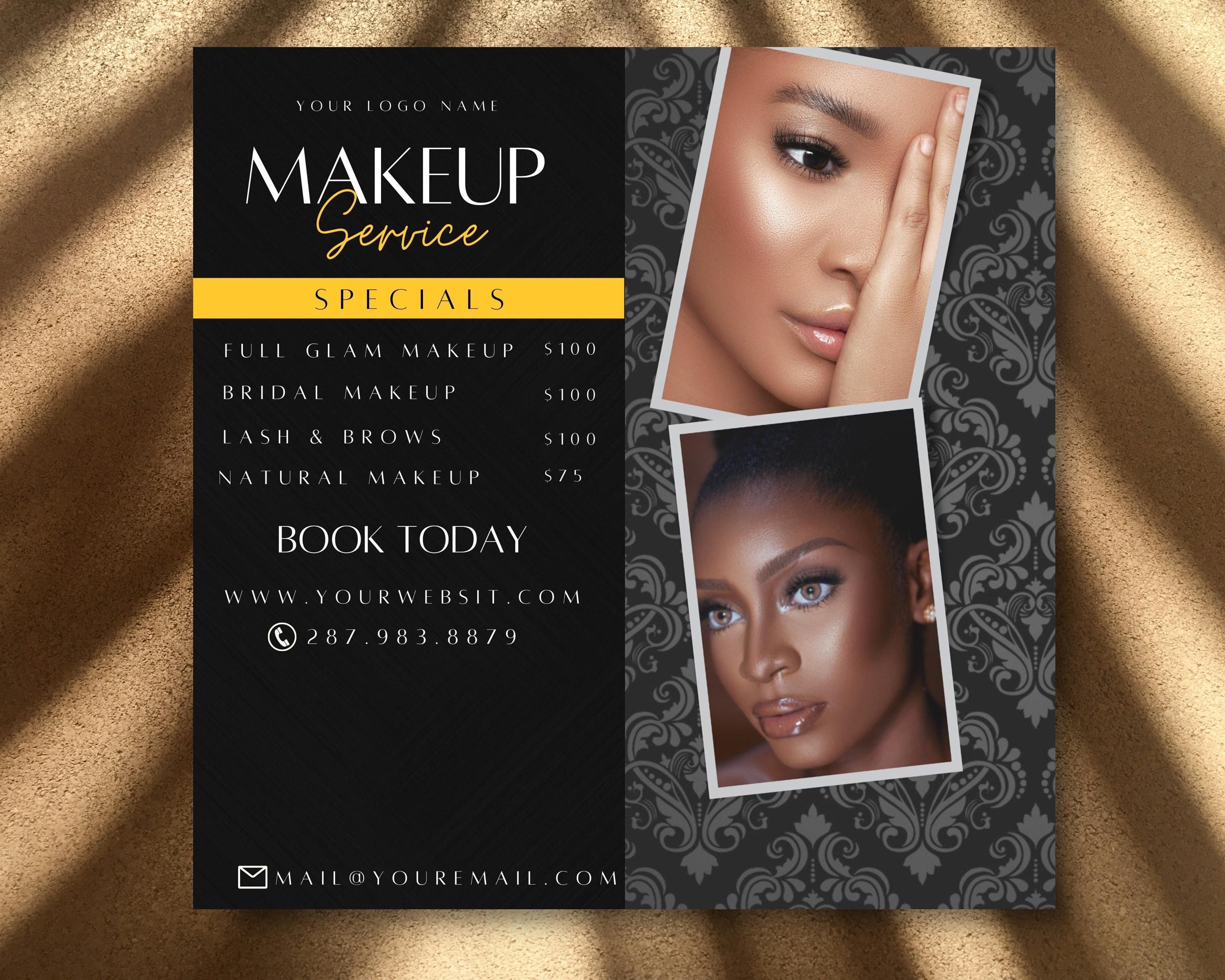 Glam Makeup Flyers