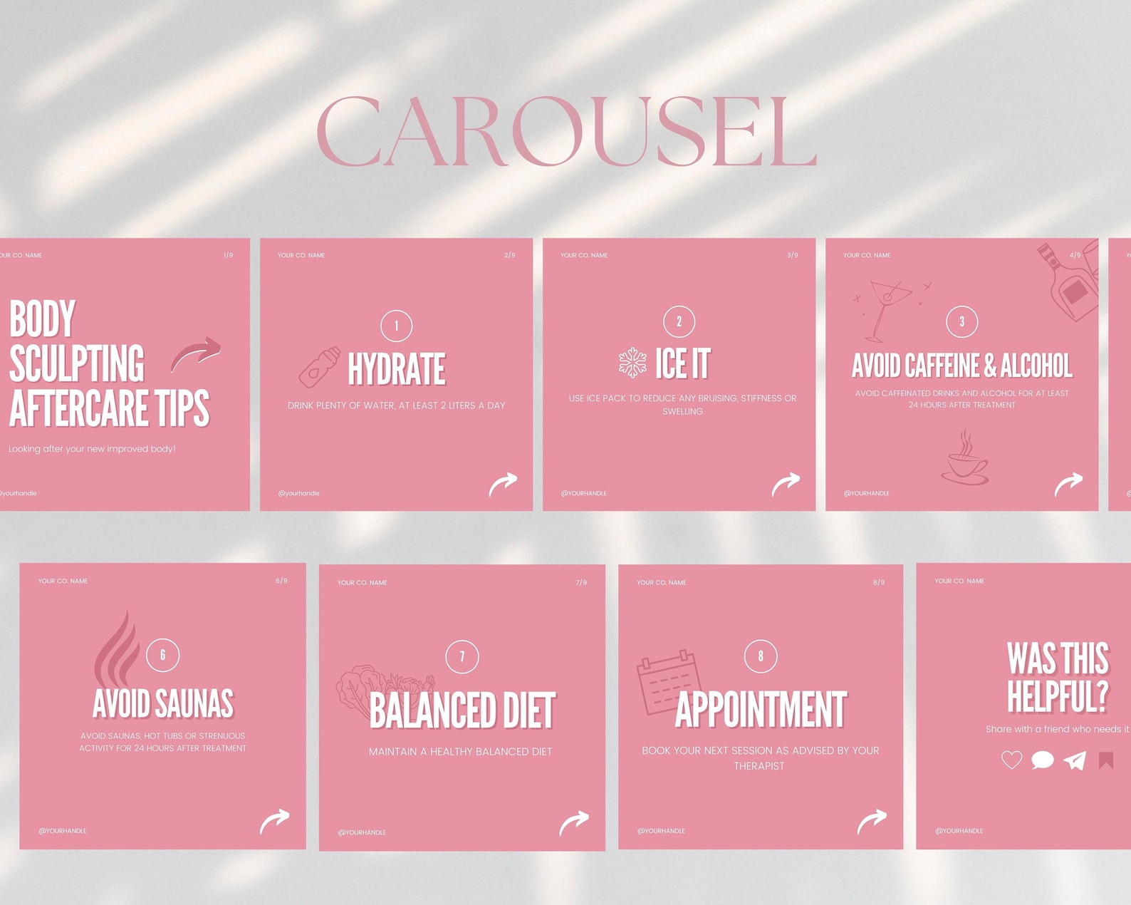 100 Body Contouring Mega Instagram Post Bundle Body - Etsy