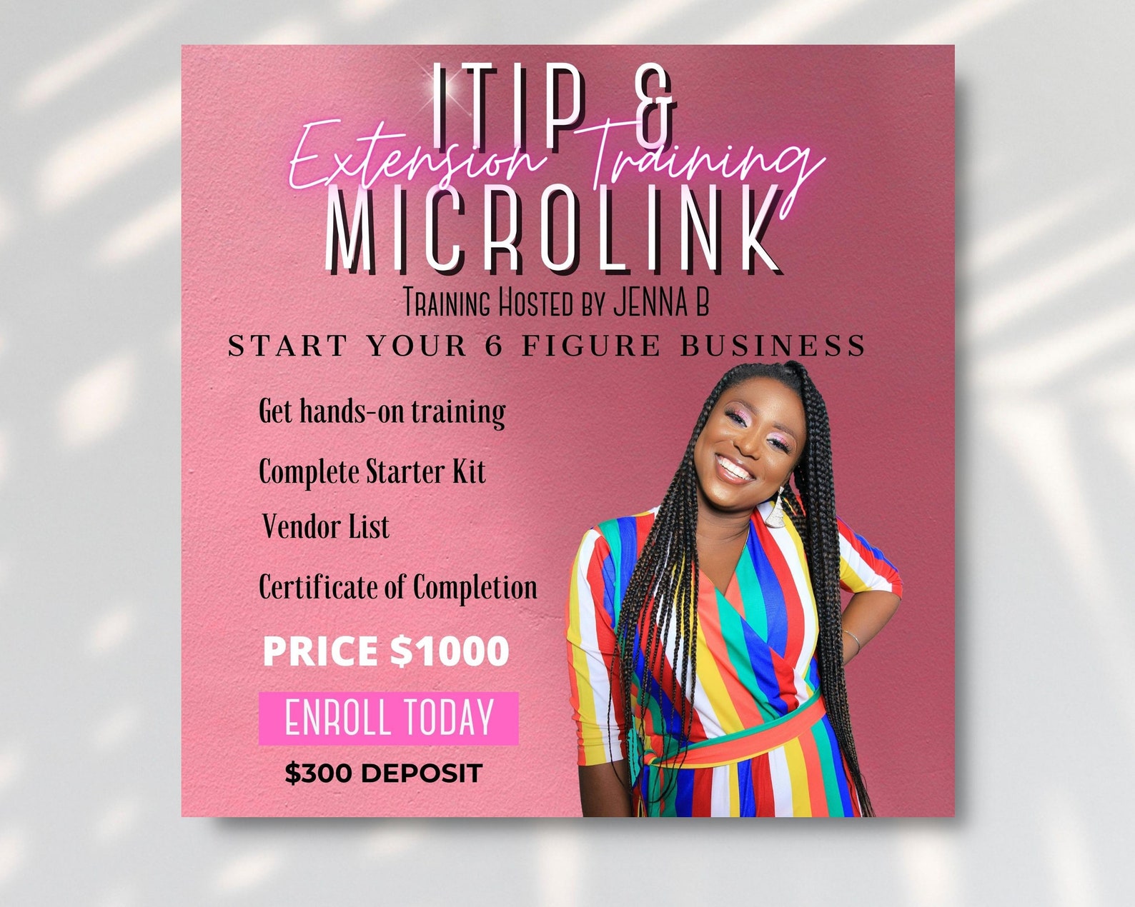 Itip Hair Extensions Template ITIP Microlink Training Hair - Etsy