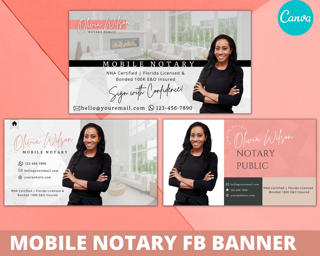 Notary Facebook Cover - Notary Signing Agent Branding Mobile Notary ...