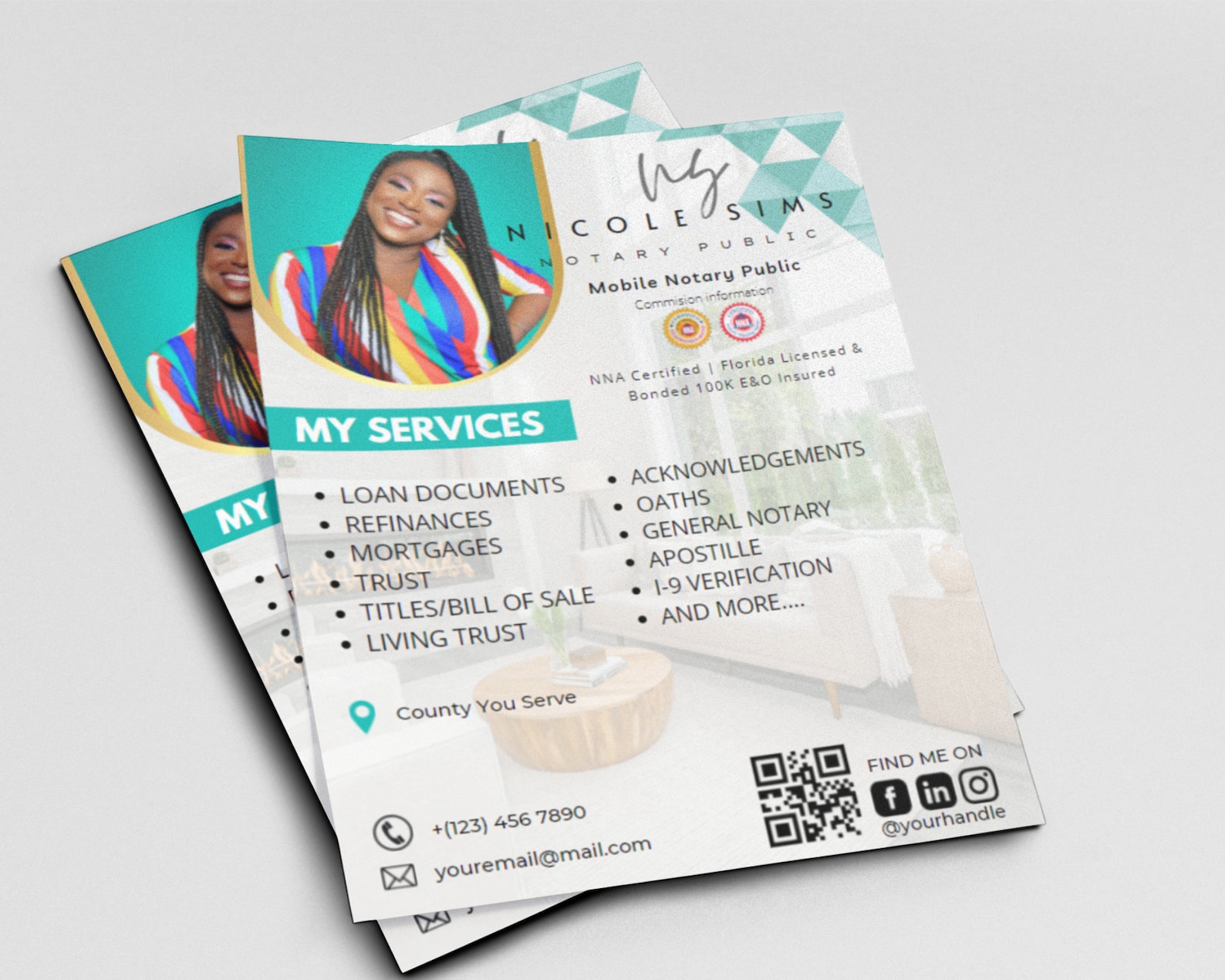 Notary Prospecting Flyer - Notary Signing Agent Branding Notary Signing ...