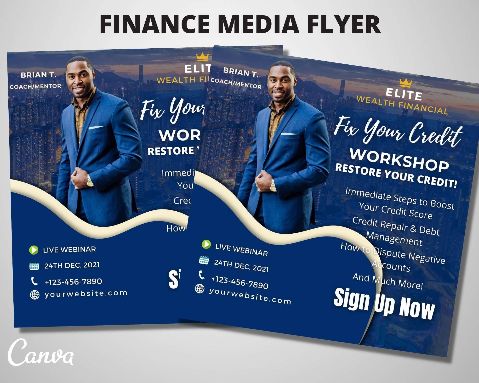 Credit Repair Flyer Credit Repair Business Consultant Flyer - Etsy