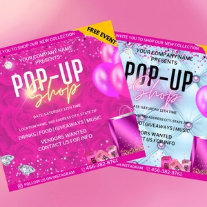 Pop up Shop Flyer Vendors Wanted Flyer Popup Event Template Pop up Shop ...