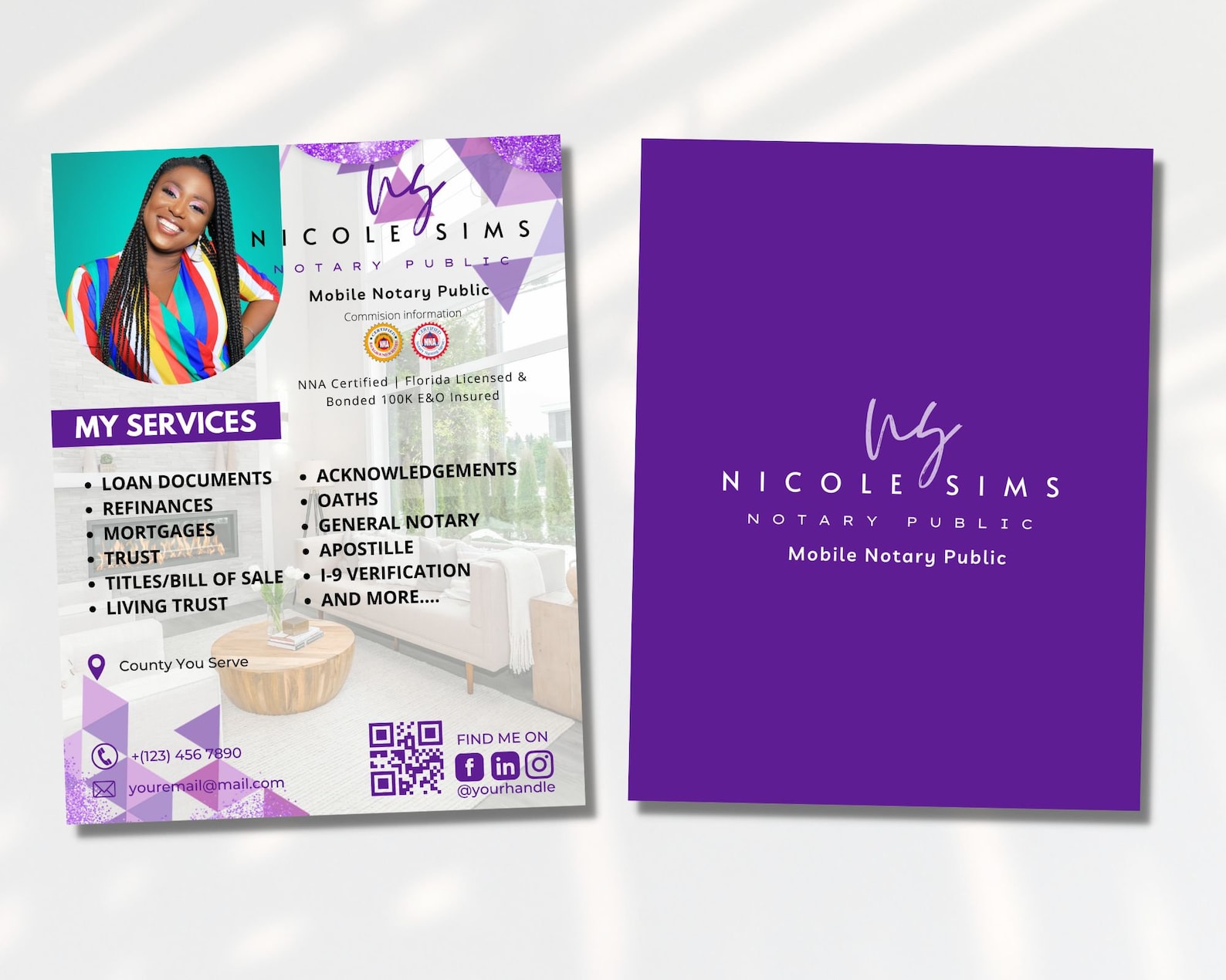 Notary Flyer Notary Prospecting Flyer Notary Signing Agent - Etsy