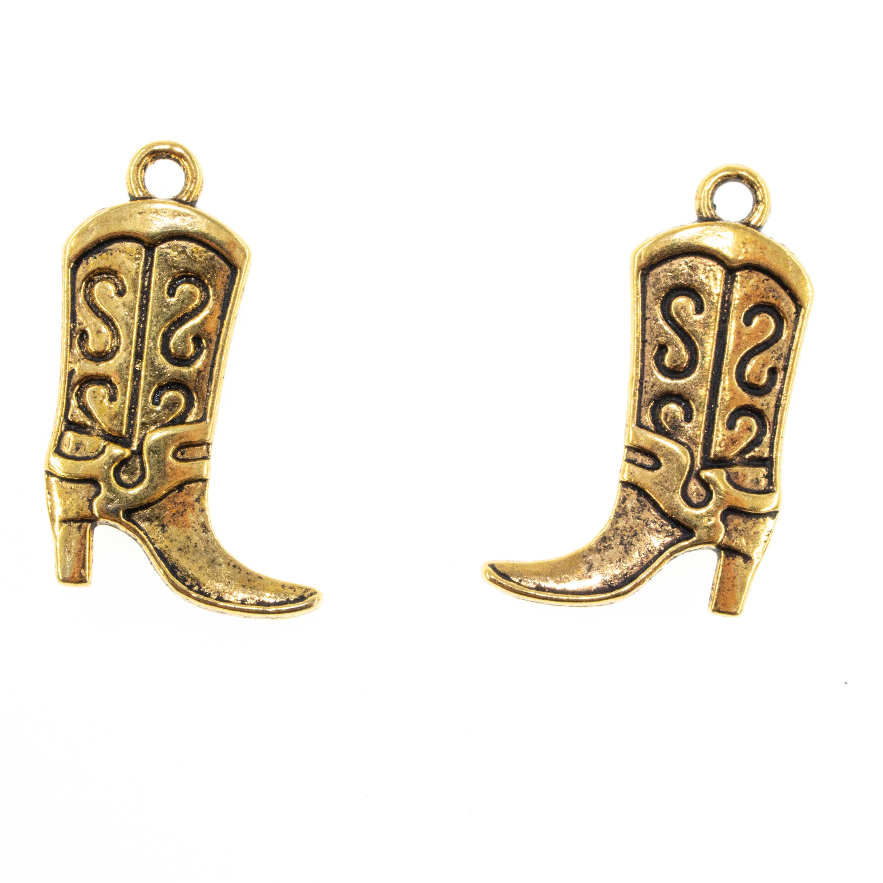 High Heel Cowboy/cowgirl Boot Charm. Choose 25 50 or 100 - Etsy UK