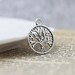 Tree of Life Pewter Charms for Jewelry Making. Antique Silver - Etsy