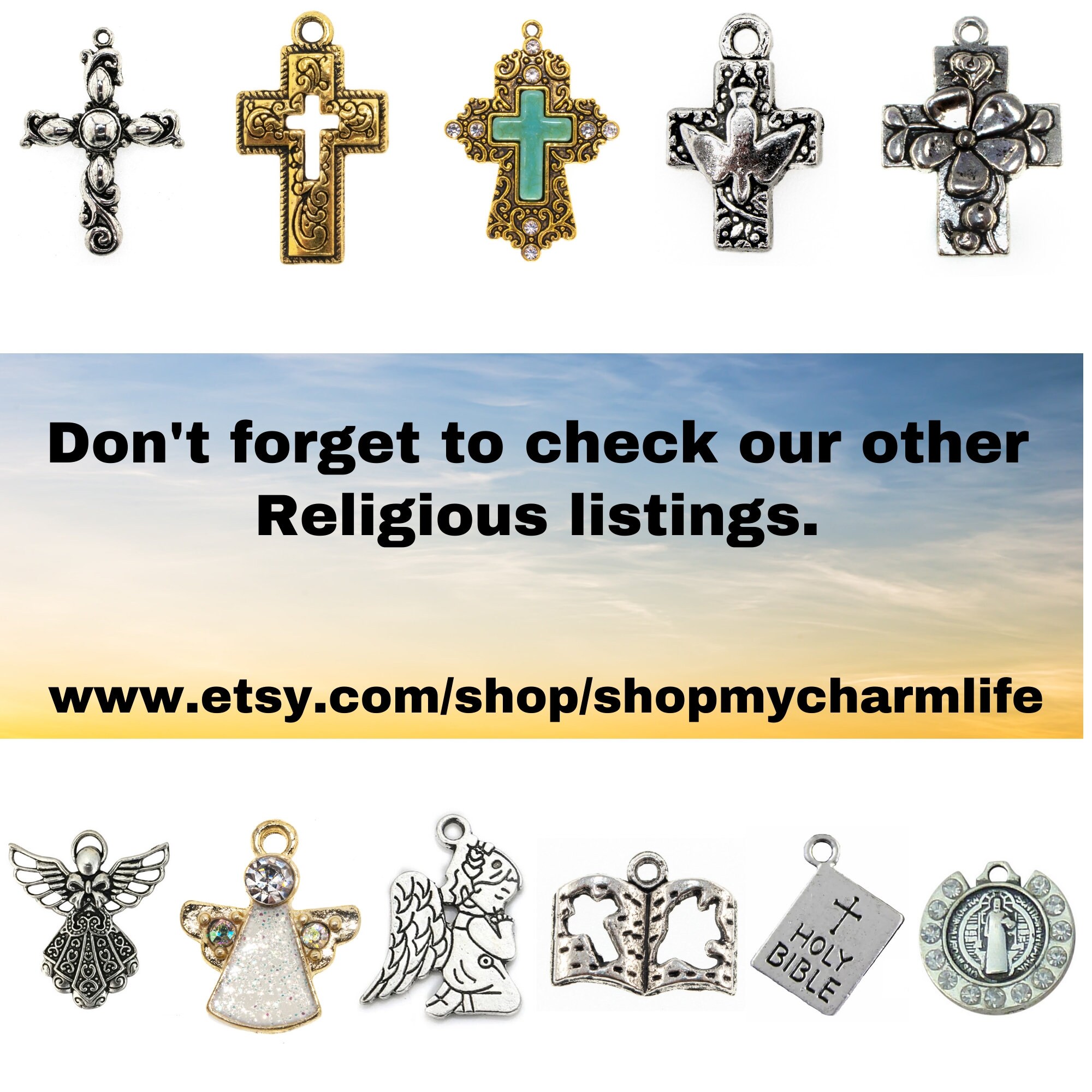 Mini Book / Holy bible Pewter charms for DIY jewelry and | Etsy
