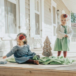 Girls Long Sleeve Chambray Dress With Three Chambray Color - Etsy