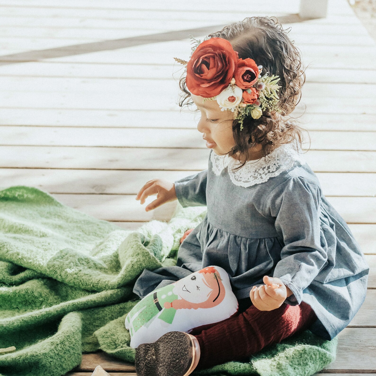 Girls Long Sleeve Chambray Dress With Three Chambray Color - Etsy