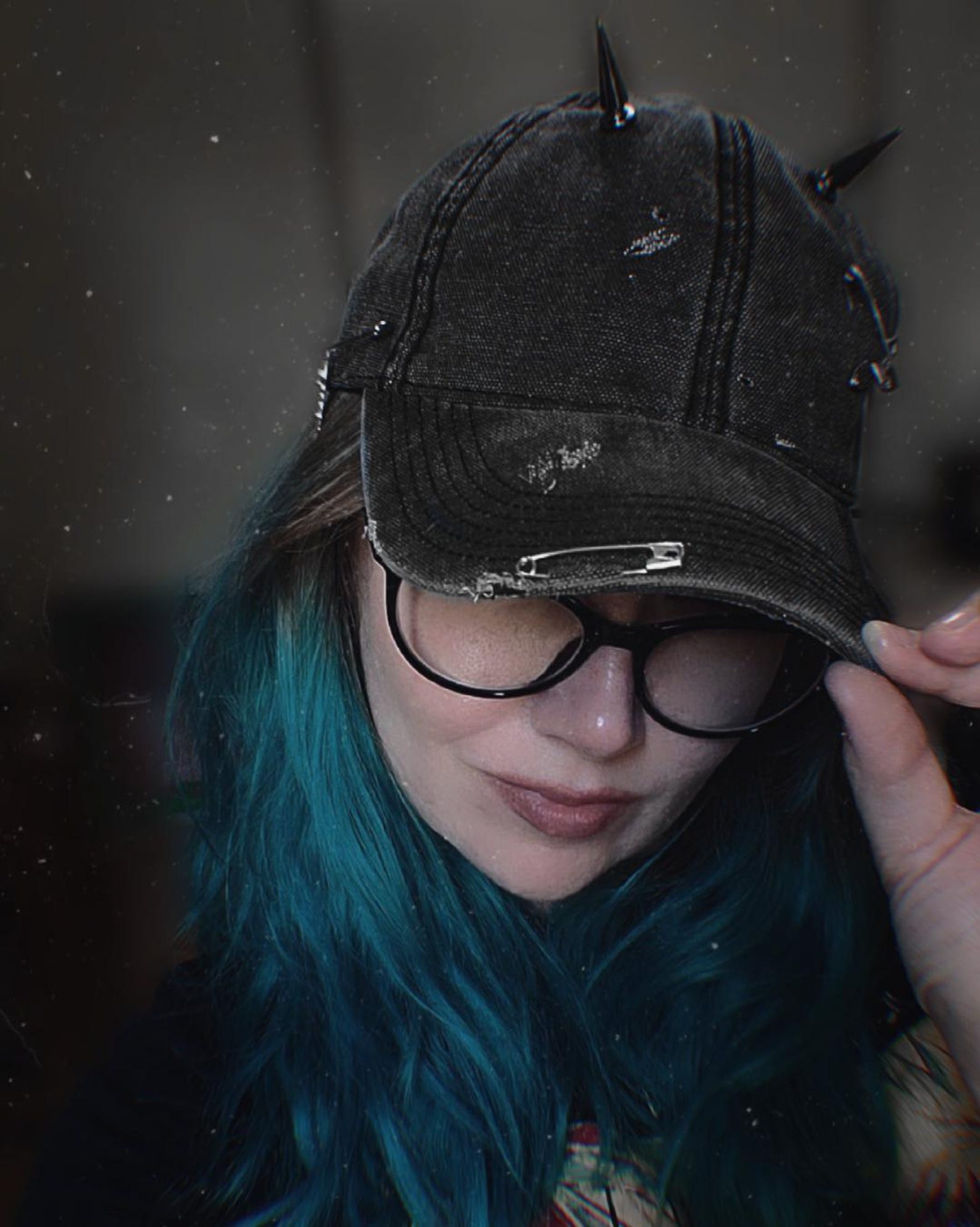 MOSHDOLLS - HELLISH HAT, Punk Hat, Grunge Hat, Distressed Hat, Hat With ...