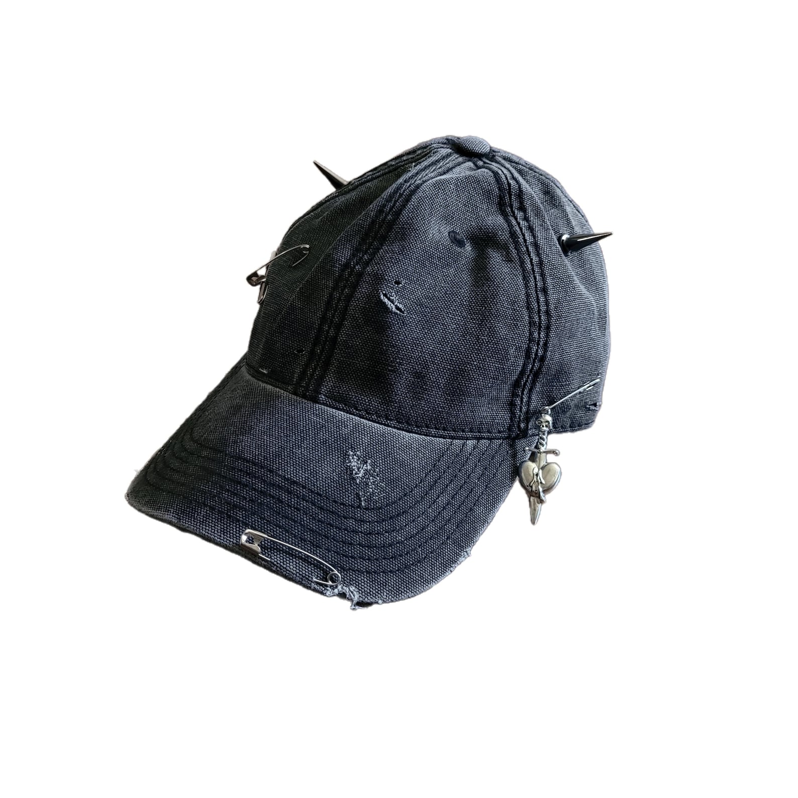 MOSHDOLLS - HELLISH HAT, Punk Hat, Grunge Hat, Distressed Hat, Hat With ...