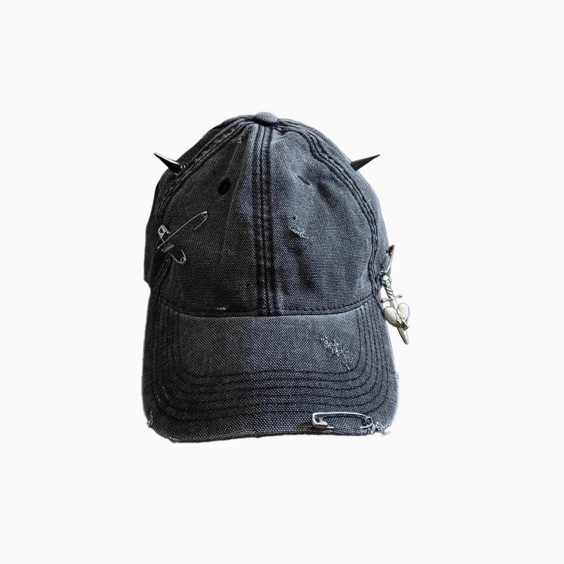MOSHDOLLS - HELLISH HAT, Punk Hat, Grunge Hat, Distressed Hat, Hat With ...