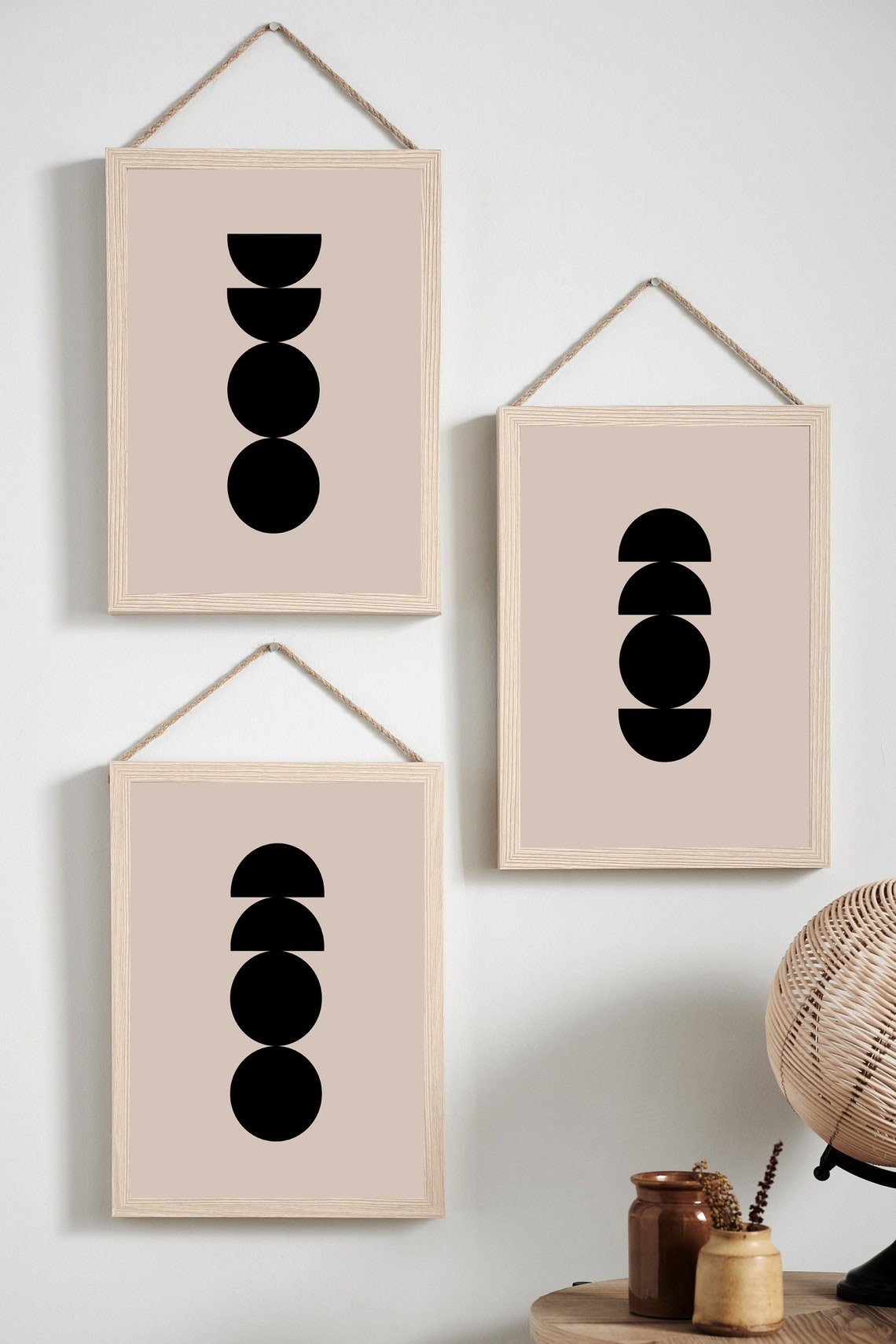 Abstract Geometric Artwork Print Minimal Wall Art Poster | Etsy