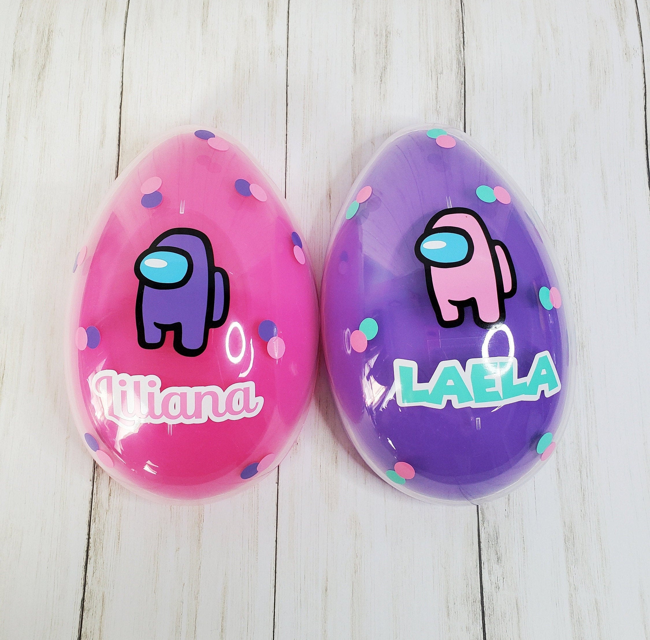 Personalized Easter Egg,among Us Easter,personalized,easter Gift,jumbo ...