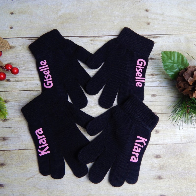 Christmas Santa Gloves - Etsy