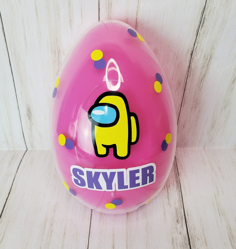 Personalized Easter Egg,among Us Easter,personalized,easter Gift,jumbo ...