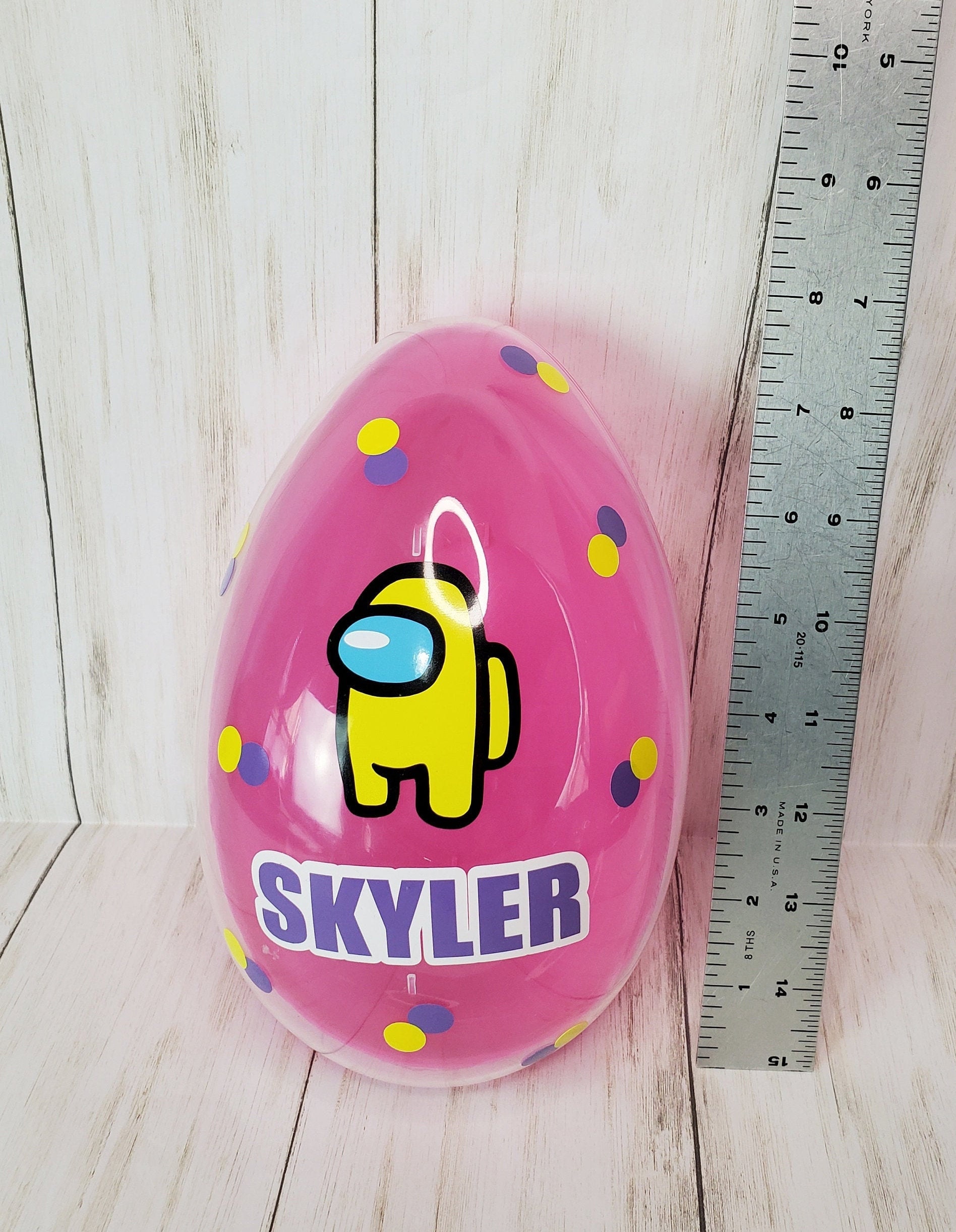 Personalized Easter Egg,among Us Easter,personalized,easter Gift,jumbo ...