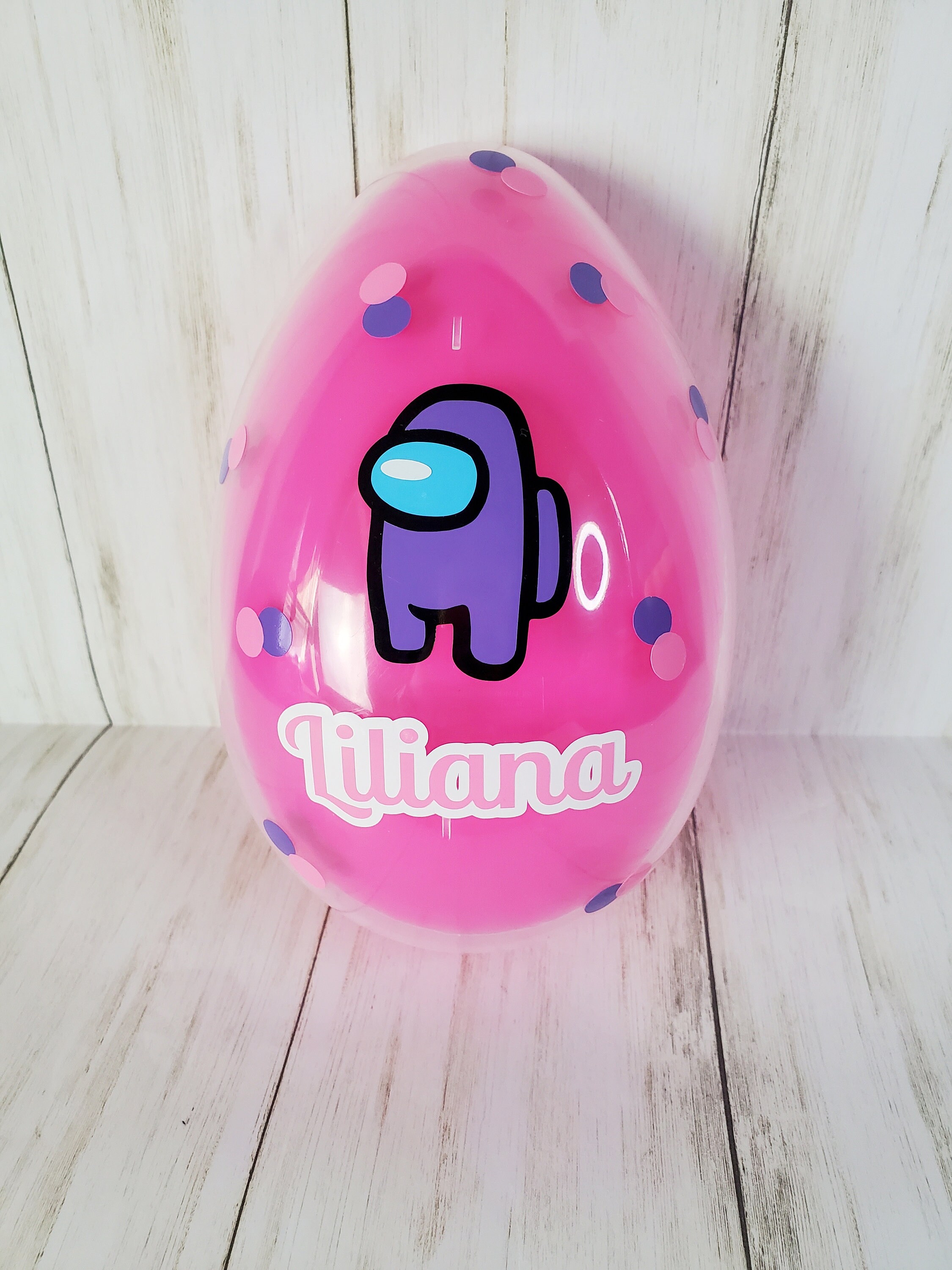Personalized Easter Egg,among Us Easter,personalized,easter Gift,jumbo ...