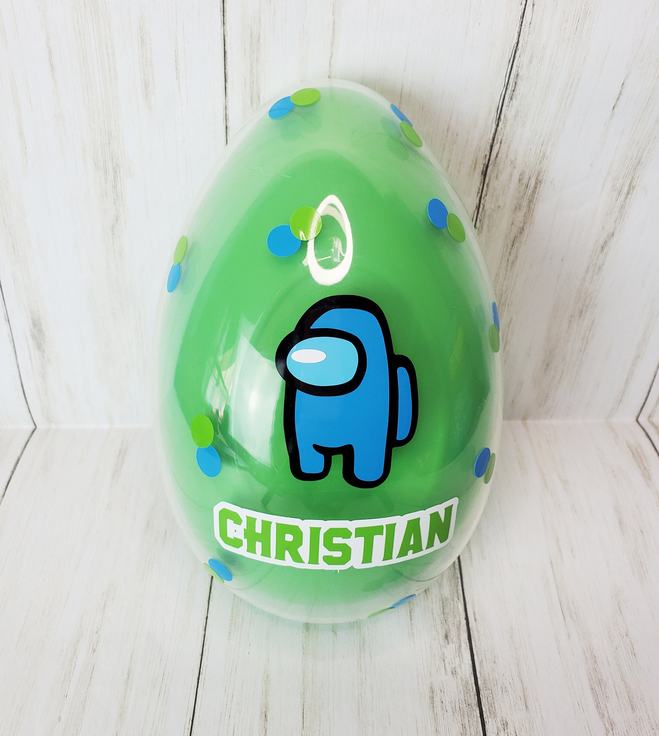 Personalized Easter Egg,among Us Easter,personalized,easter Gift,jumbo ...