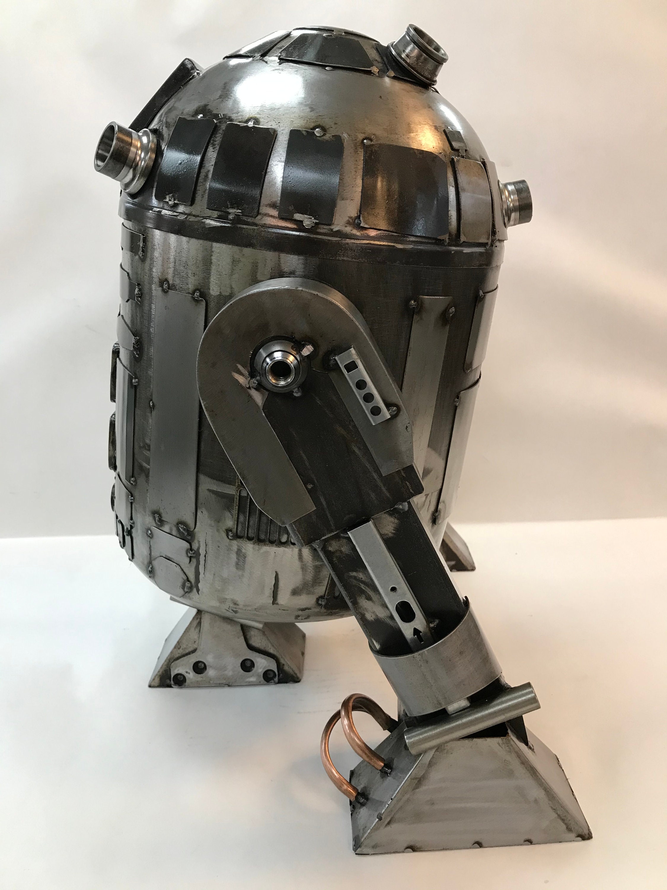 R2D2 large Scrap metal art sculpture Star Wars Droid | Etsy