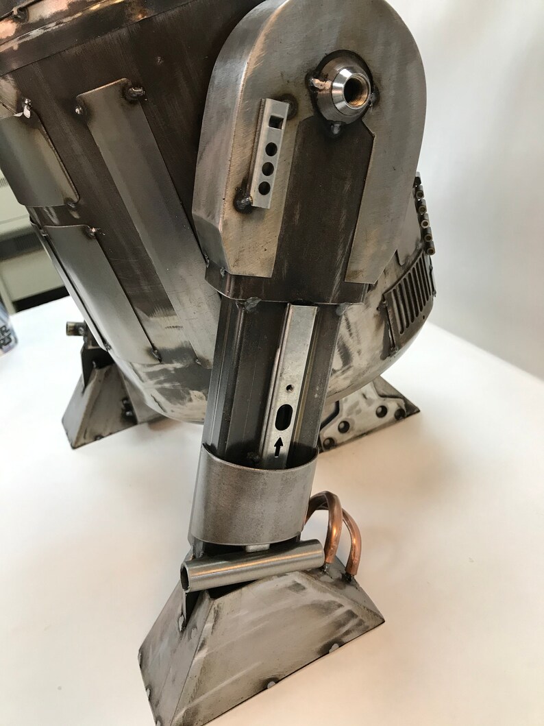 R2D2 large Scrap metal art sculpture Star Wars Droid | Etsy