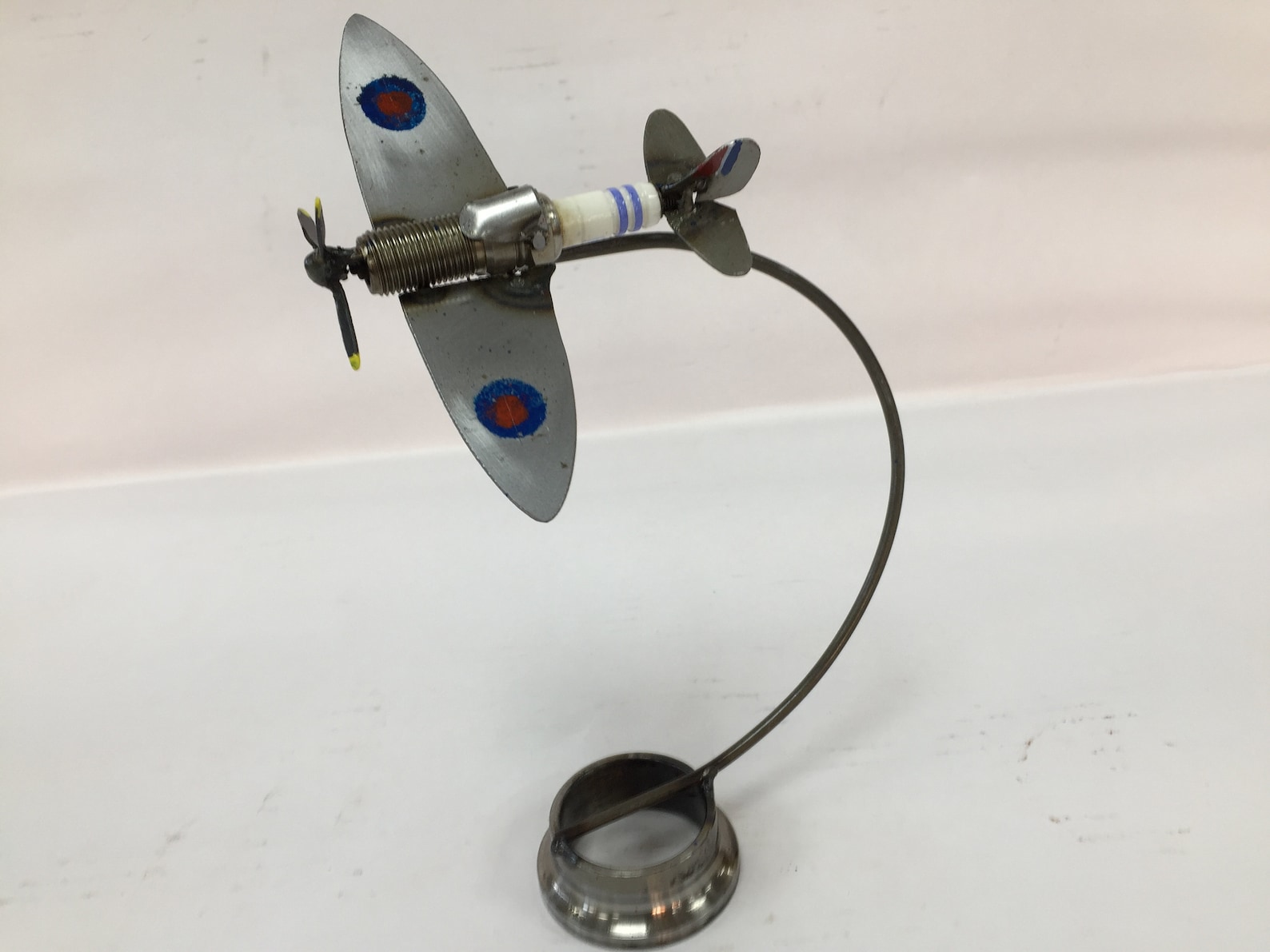 Spark Plug Spitfire WW2 Aeroplane Scrap Metal Sculpture | Etsy
