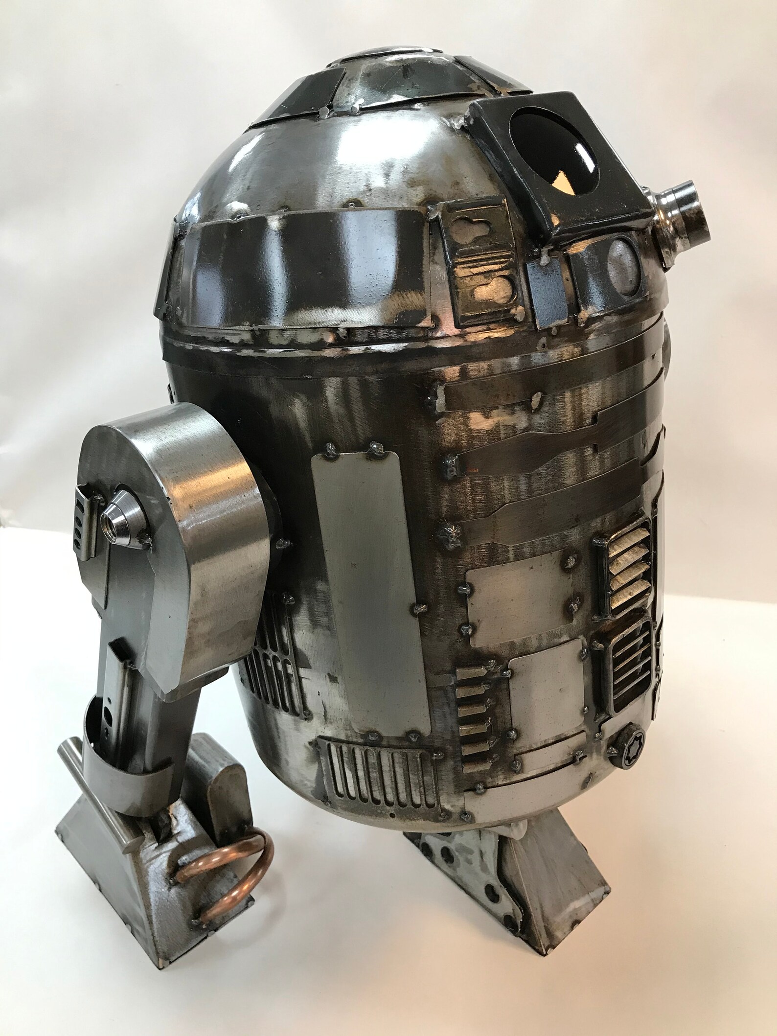 R2D2 large Scrap metal art sculpture Star Wars Droid | Etsy