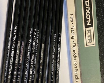 Vintage Dixon#7300 Matte R2 FTR Film, Tracing, Reproduction Pencils ...