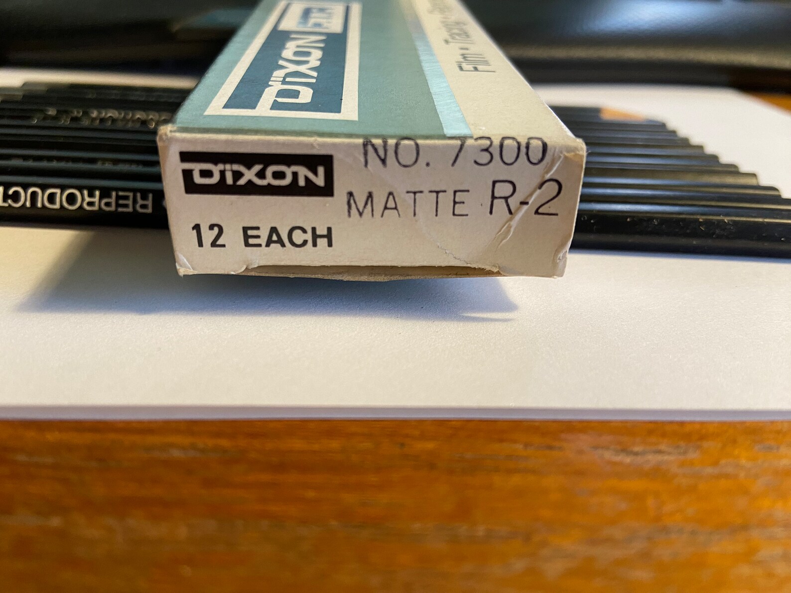 Vintage Dixon#7300 Matte R2 FTR Film, Tracing, Reproduction Pencils ...