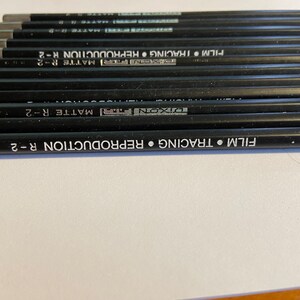 Vintage Dixon#7300 Matte R2 FTR Film, Tracing, Reproduction Pencils ...