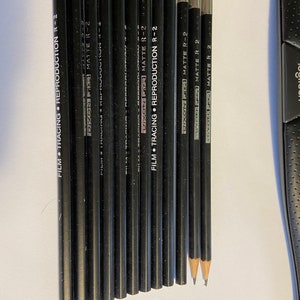 Vintage Dixon#7300 Matte R2 FTR Film, Tracing, Reproduction Pencils ...