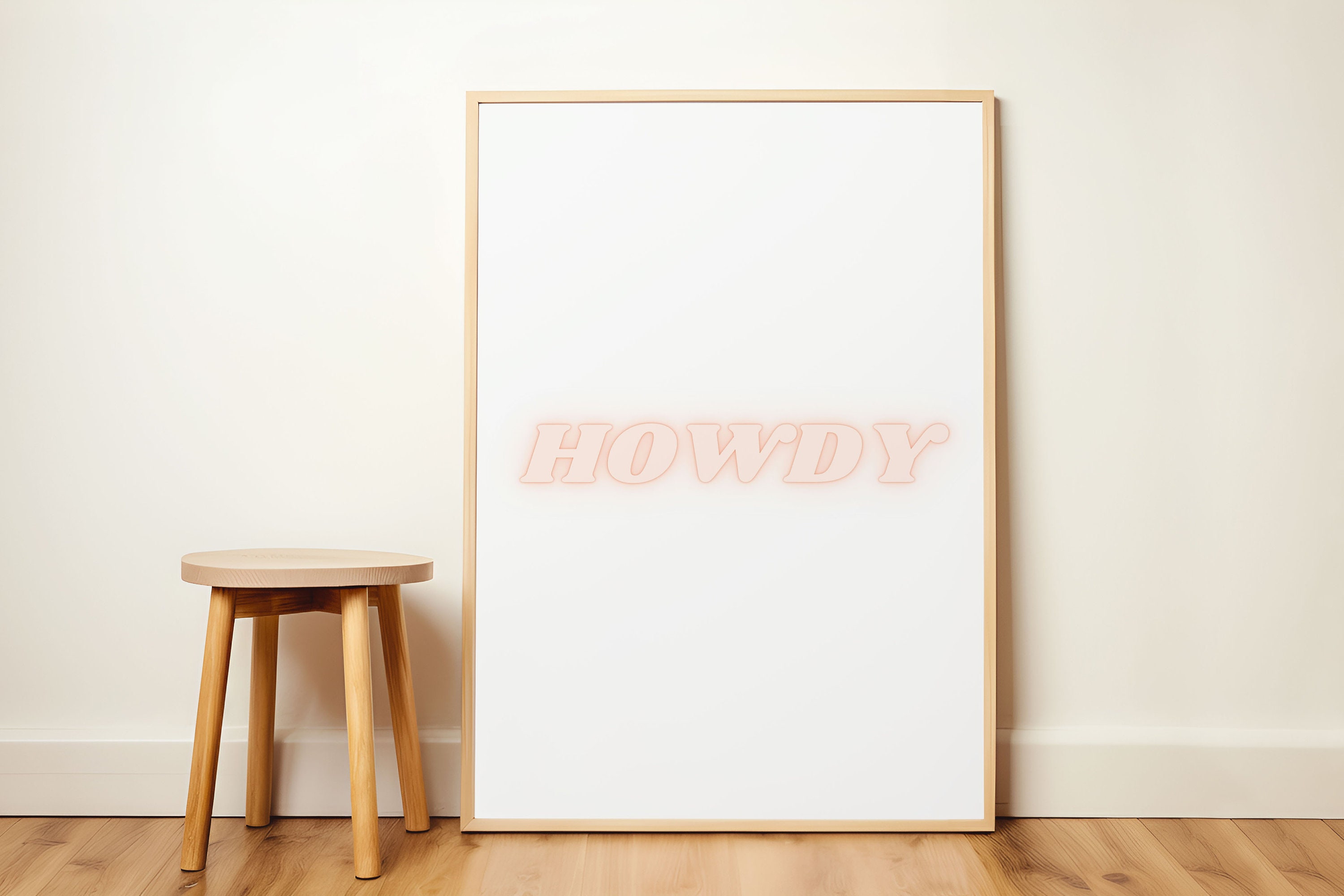 Howdy Print Preppy Wall Art Teen Room Decor Poster College Apartment ...