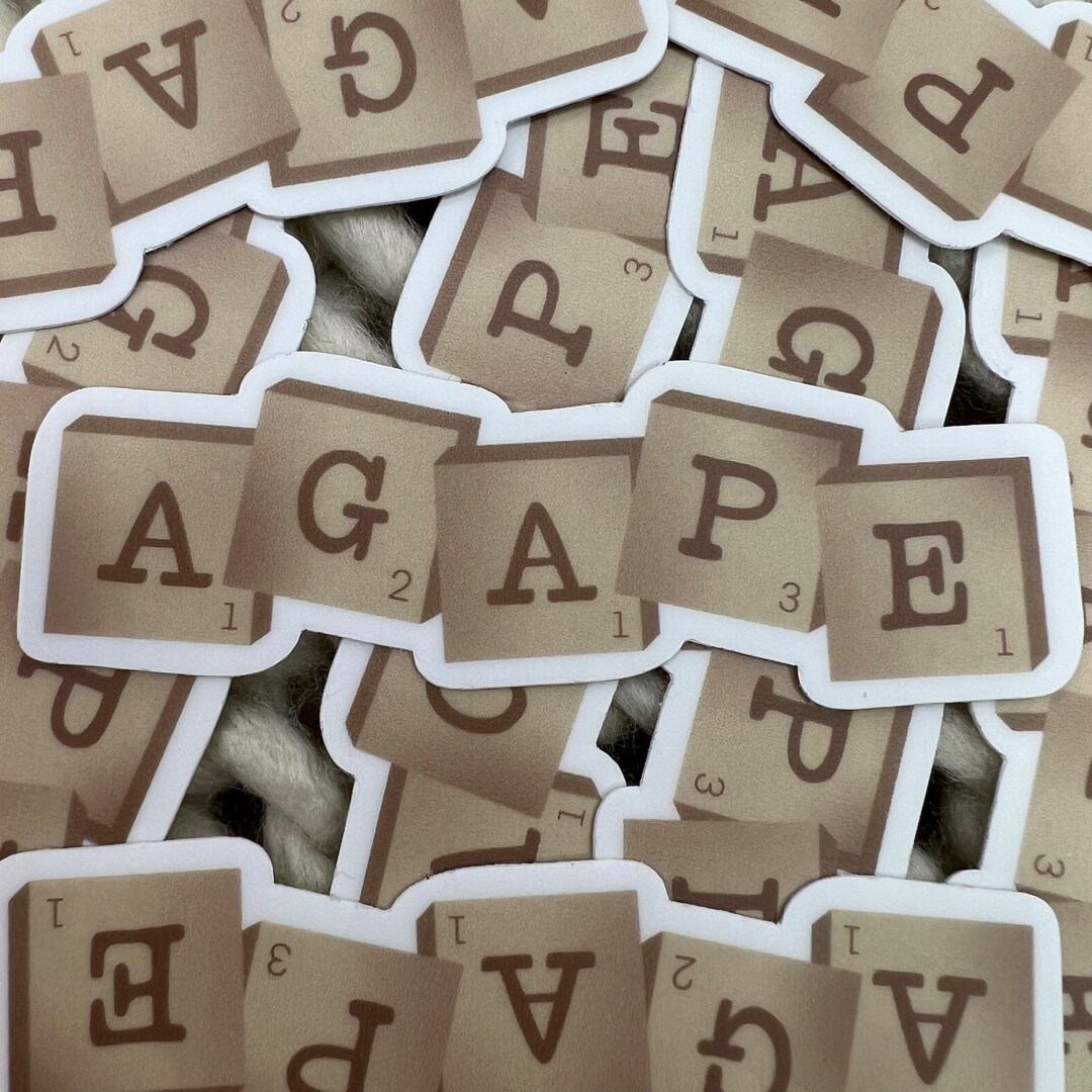 Agape Sticker, Christian Stickers, Journal Sticker, Stickers for Water ...