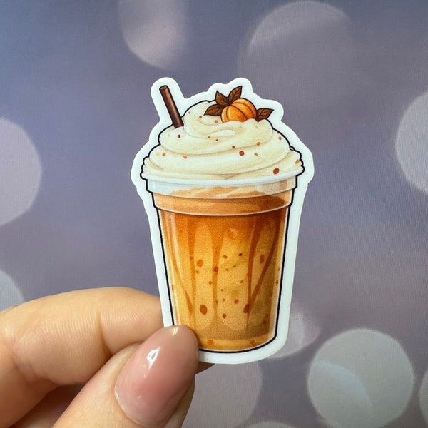 Latte Sticker - Etsy