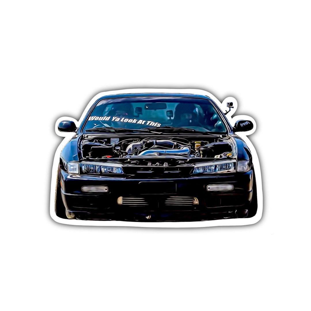 VALERA12345 MERCH Nissan 240 Drifting Sticker, Drifter Sticker, Racing ...