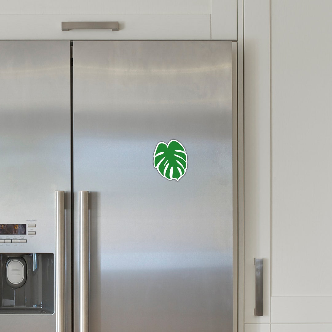 Monstera Leaf Magnet, Magnets, Fridge Magnets, Gifts, Weatherproof ...