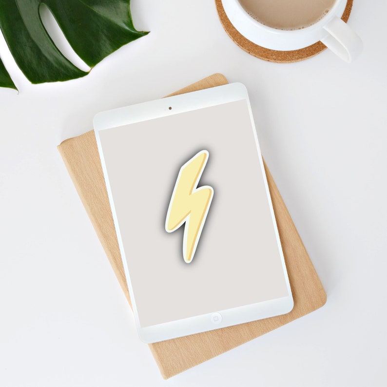 Lightning Bolt Stickers Laptop Stickers Tumbler Stickers - Etsy