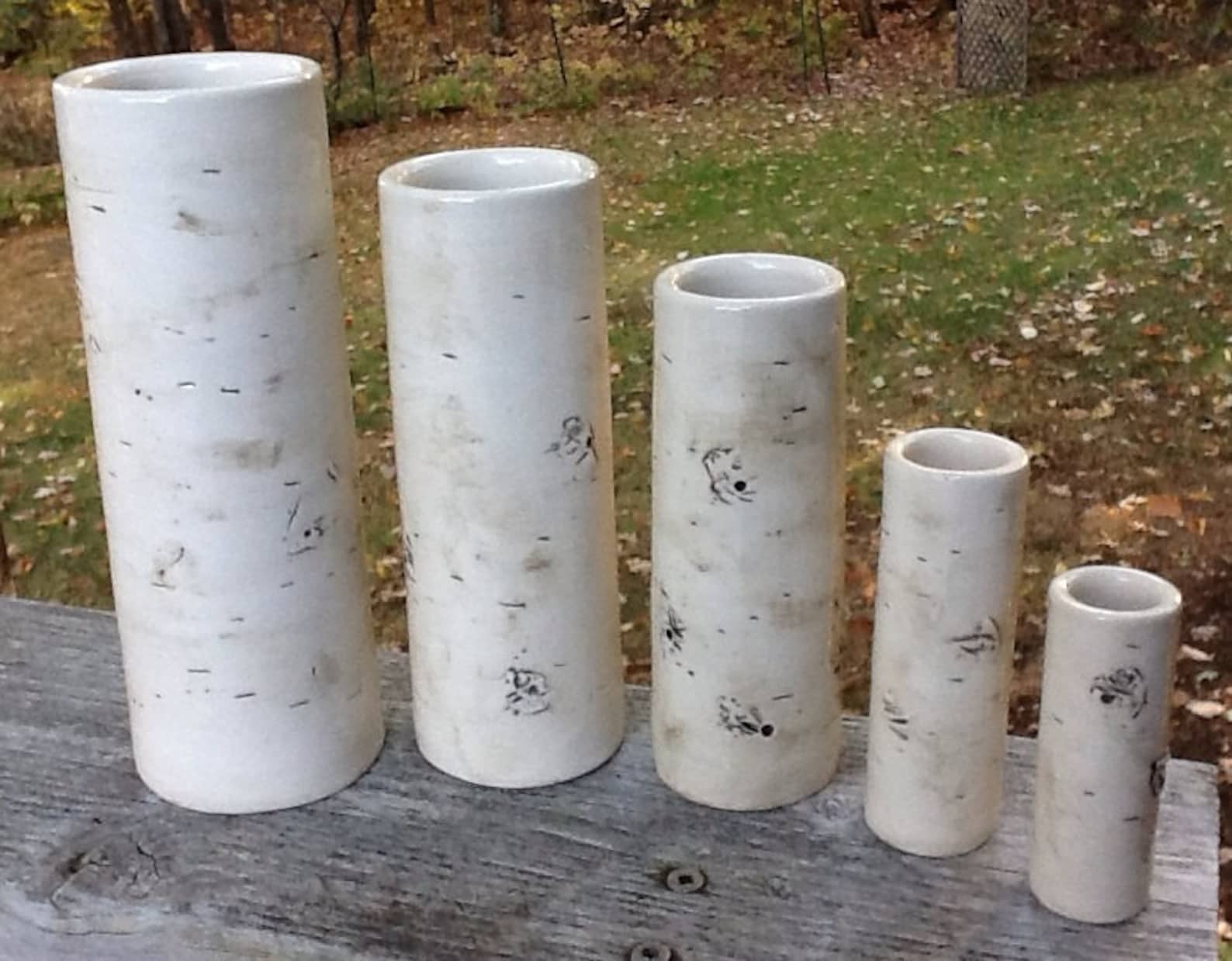 Birch Stoneware Vase: 6-6.5 Tall - Etsy