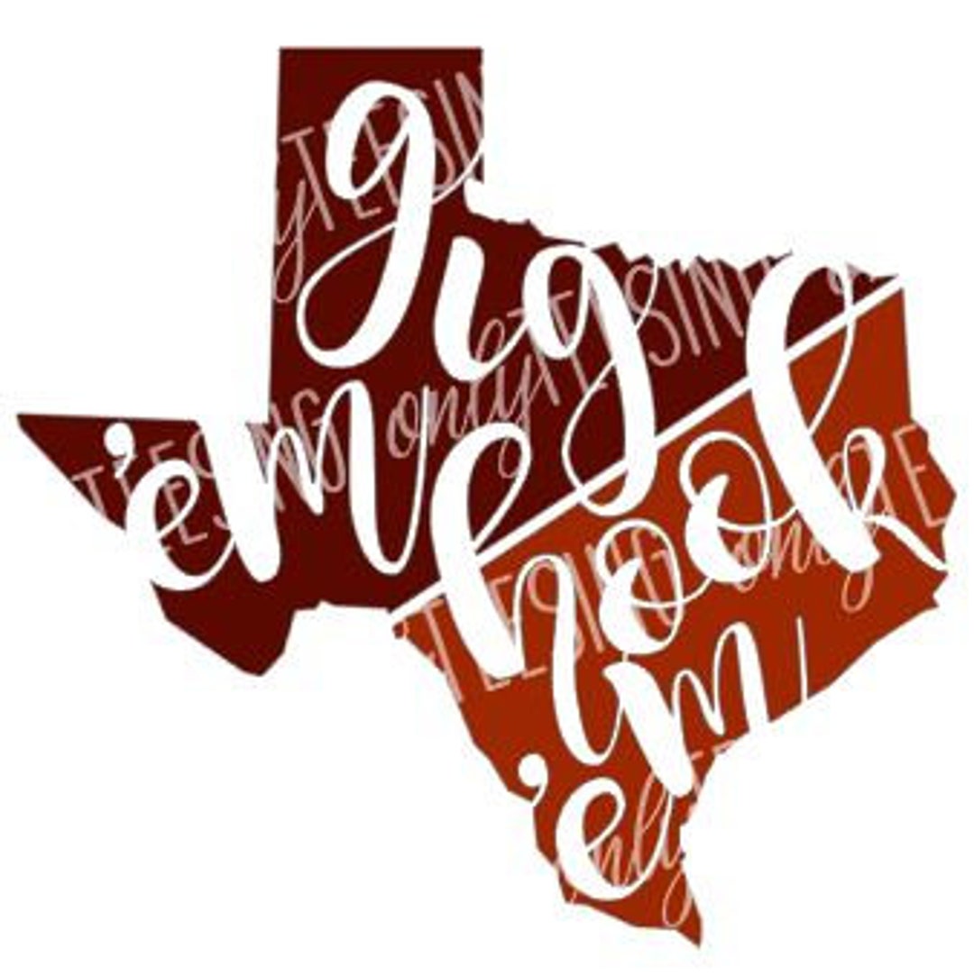 House Divided Texas A&M UT Longhorns Aggies Texas Rivalry Gig - Etsy