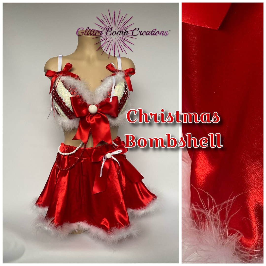 Christmas Bombshell Costume / Christmas Cosplay / Sexy Mrs Claus ...