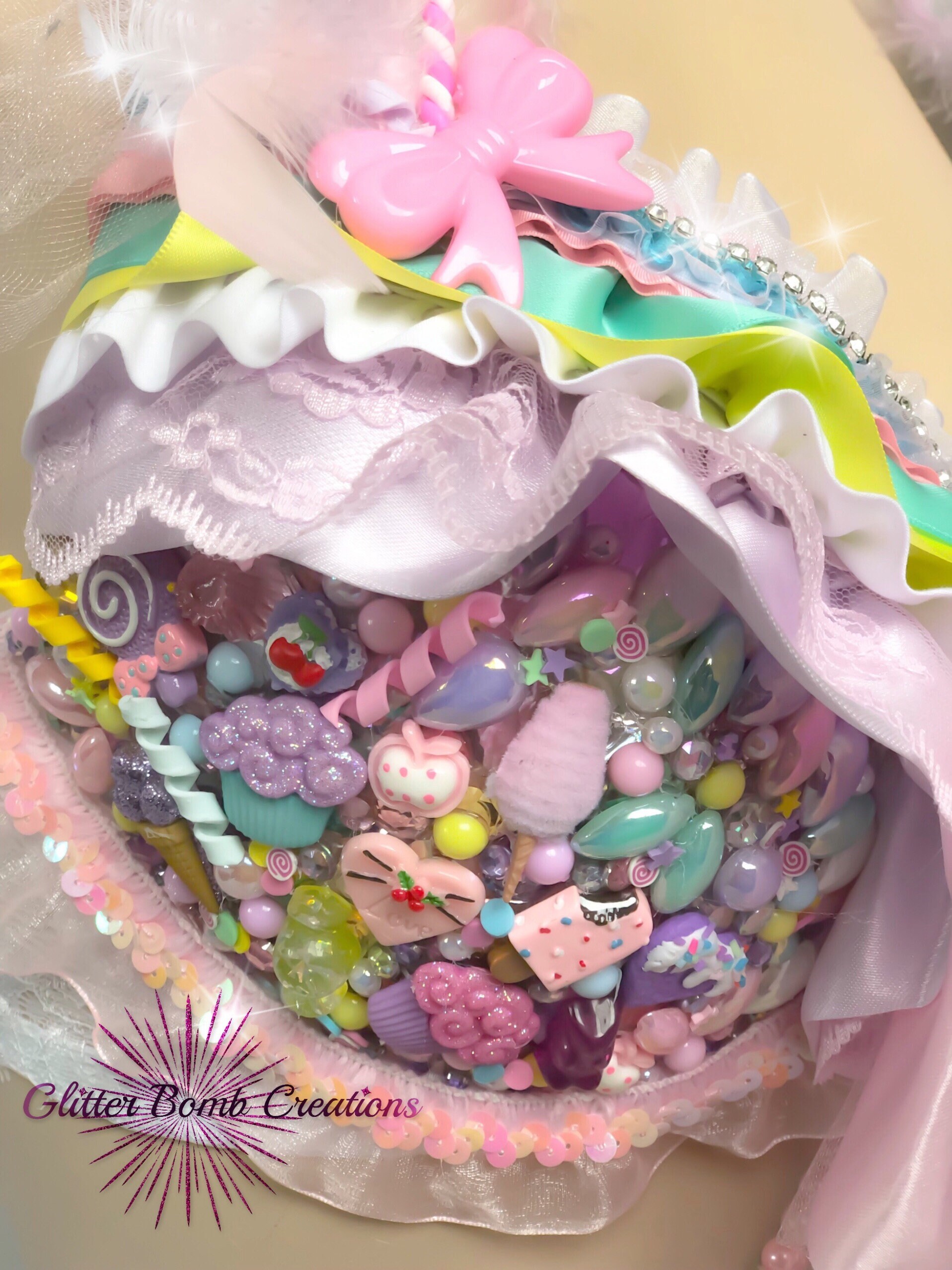 Candyland Theme Rave Bra/ Candy Princess Festival Top/ Pink | Etsy