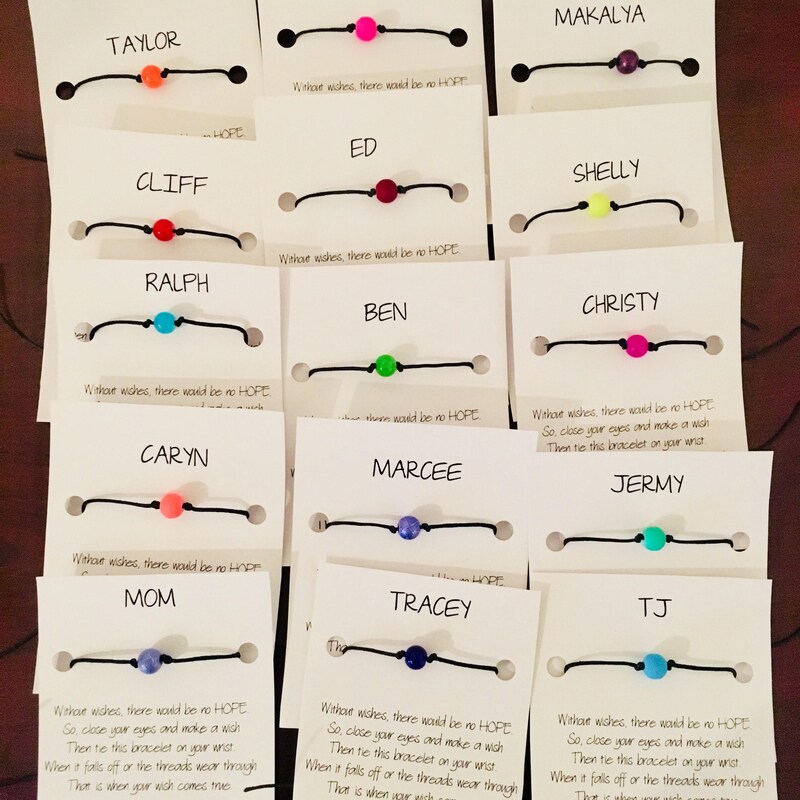 Wish Bracelets - Etsy