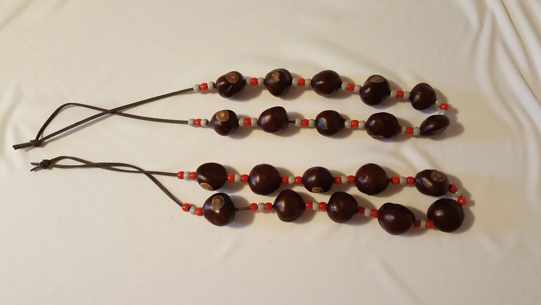 Buckeye Necklace, Handmade, Game Day, Football Game, Buckeye Nut, Faux ...
