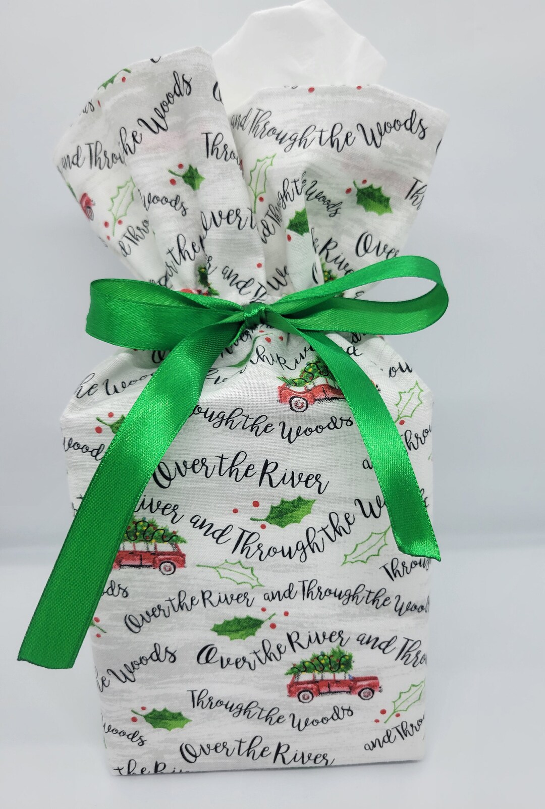 Fabric Tissue Box Cover, Tissue Box Topper, Handmade, Bedroom, Over the ...