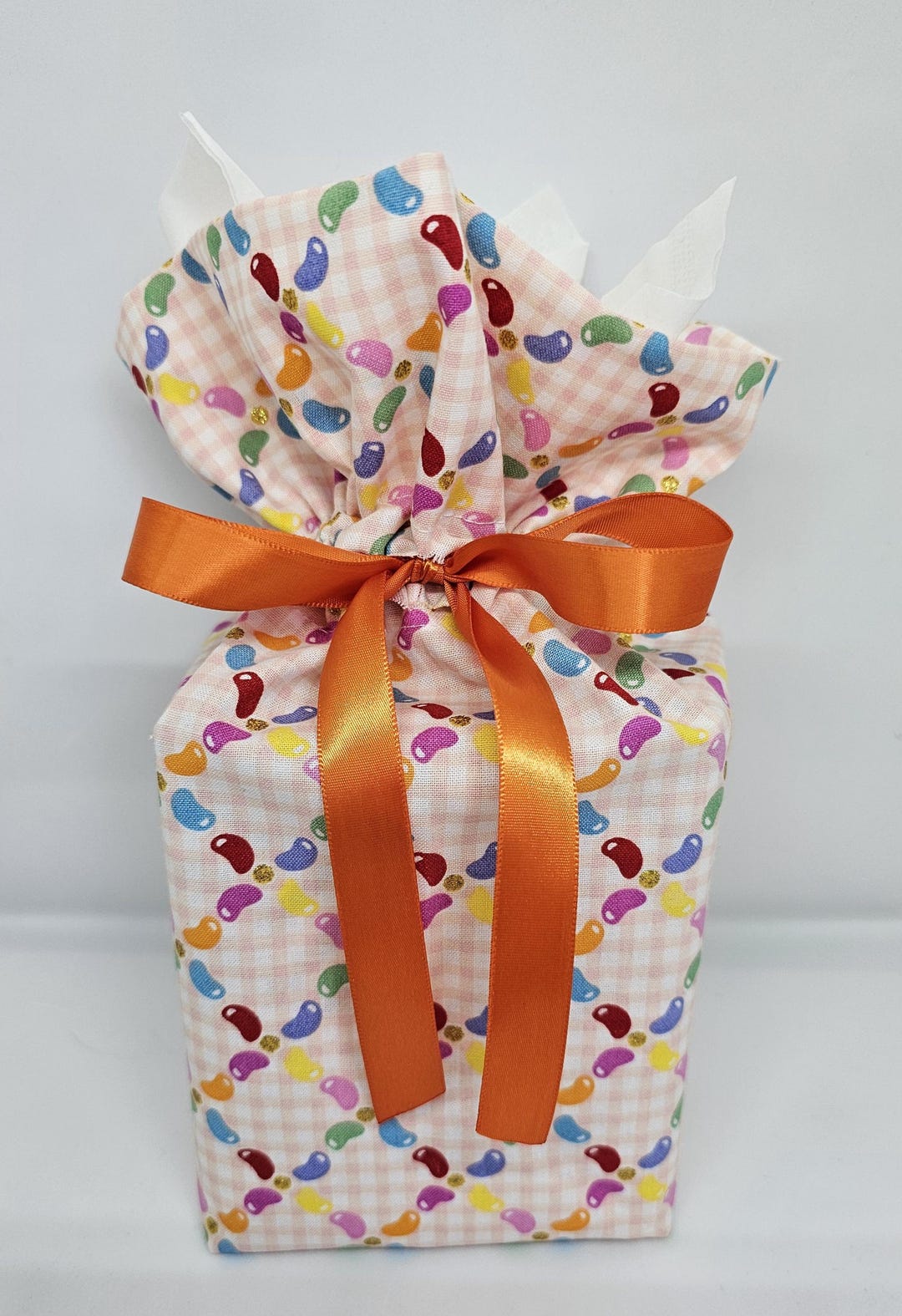 Fabric Tissue Box Cover, Cube Tissue Box Cover, Handmade, Easter ...