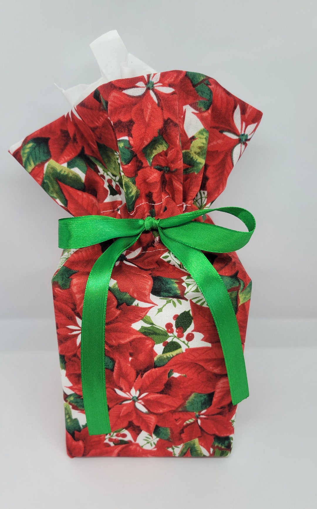 Fabric Tissue Box Cover, Tissue Box Topper, Handmade, Bathroom, Bedroom ...