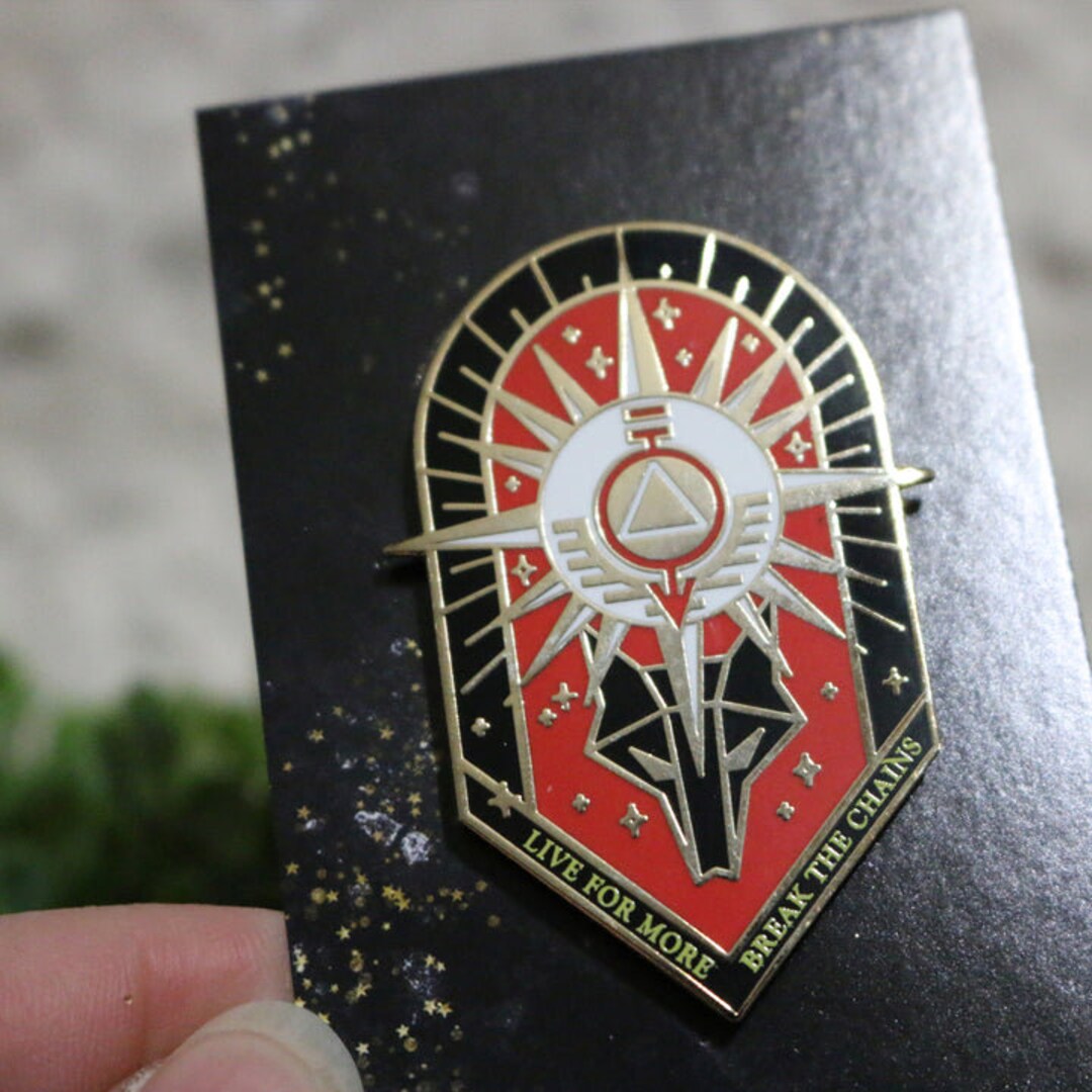 Live for More Enamel Pin - Red Rising - Etsy