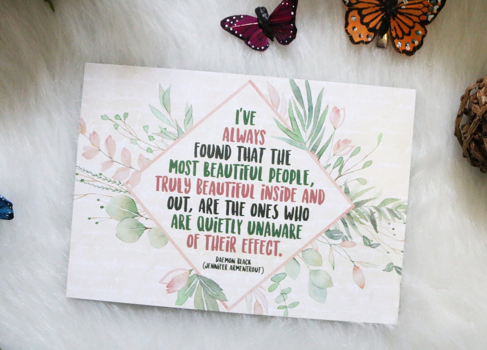 Daemon Black Quotes lux Series 5x7 Art Print | Etsy