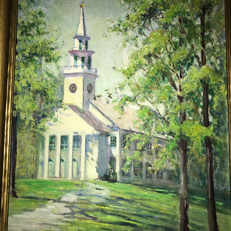 Painting Church - Etsy